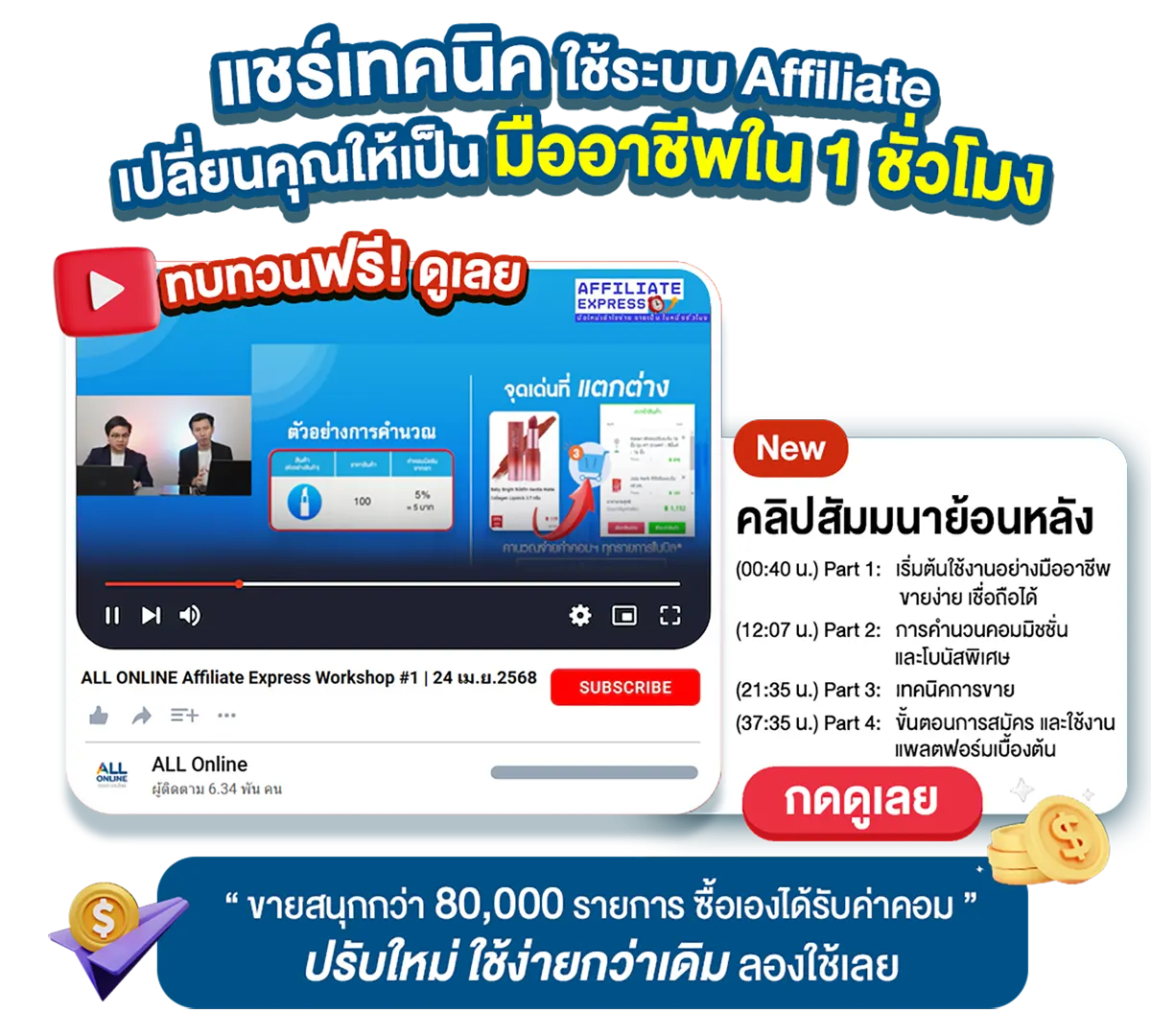 ALL ONLINE Affiliate Program